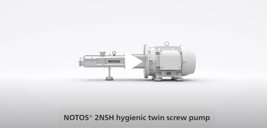 NETZSCH NOTOS® 2NSH Hygienic Twin Screw Pump
