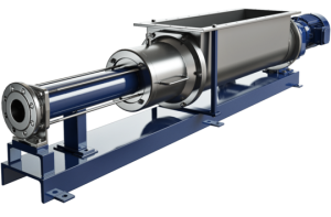 Hopper Pump with Feeding Screw and Bridge Breaking Paddle Pump Hopper